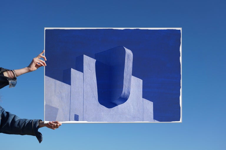 Kind of Cyan - Tropical Brutalist Cornice, Architecture Blueprint, Art ...