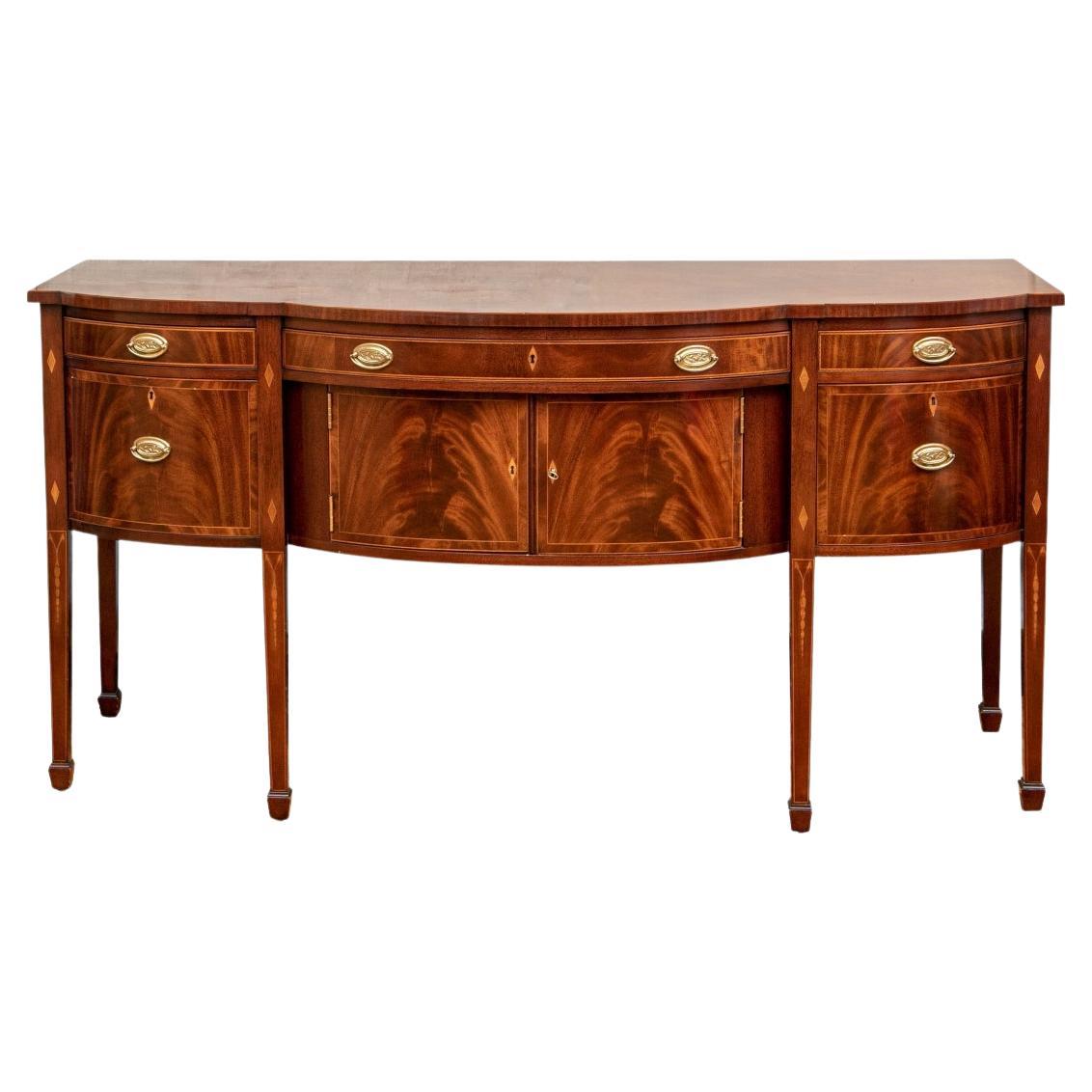 Kindel Flame Mahogany Sideboard at 1stDibs