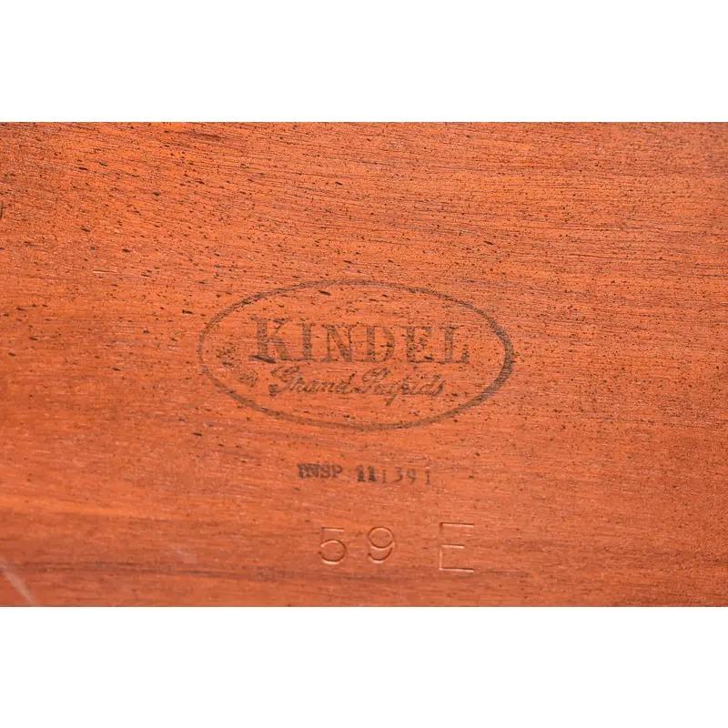 Kindel Furniture Federal Inlaid Mahogany Extension Dining Table For ...