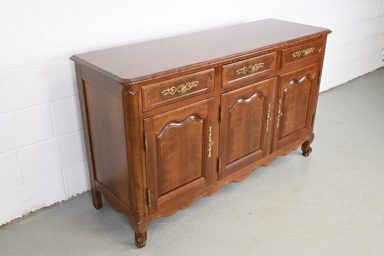 Kindel Furniture French Cherry Sideboard or Credenza For Sale at 1stDibs