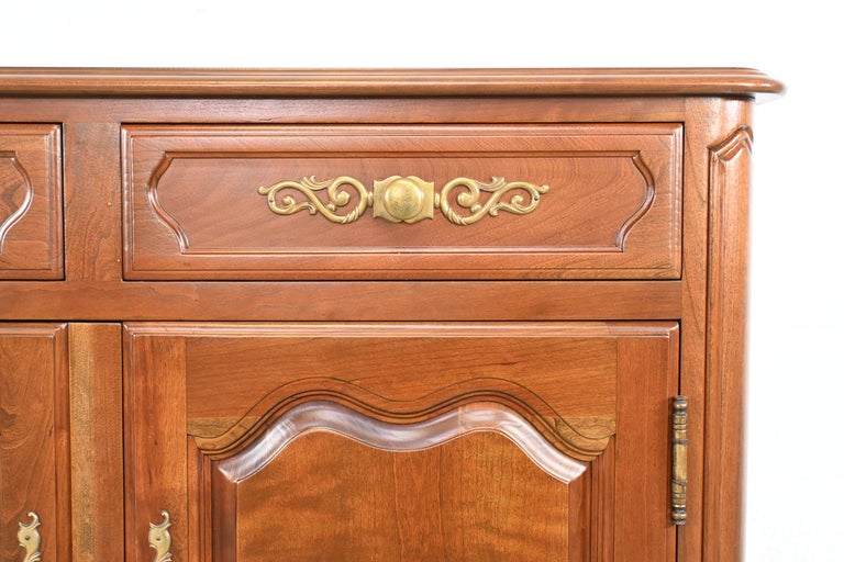 Kindel Furniture French Cherry Sideboard or Credenza For Sale at 1stDibs