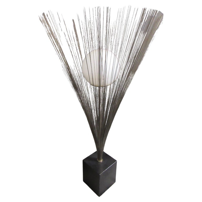 Kinetic Bertoia Style Lamp by Laurel For Sale at 1stDibs