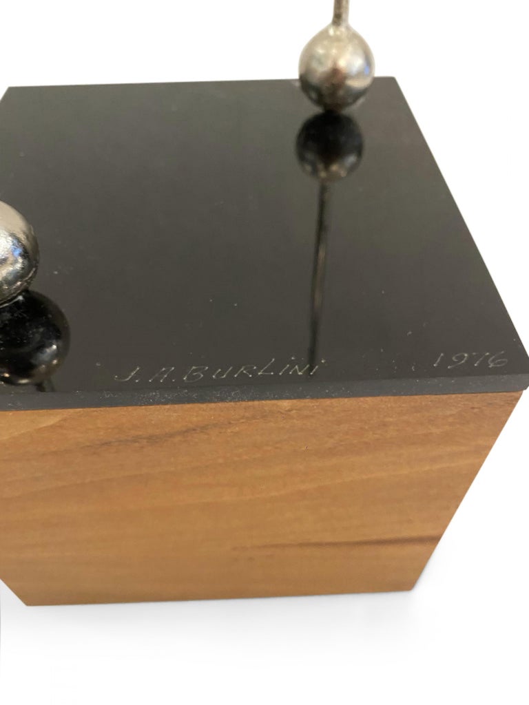 Kinetic Metal Sculpture by Joseph A. Burlini For Sale at 1stDibs