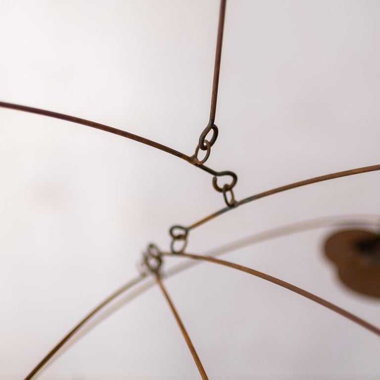 Kinetic Mid Century Fish Mobile Sculpture at 1stDibs