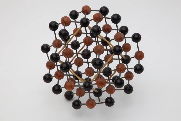 Kinetic Sculpture, Scientific Crystal Model from Belgium, 1940s at 1stDibs