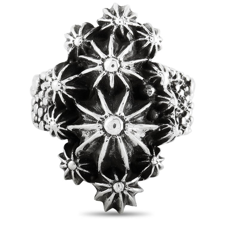 King Baby Silver Cacti Cluster Ring For Sale at 1stDibs