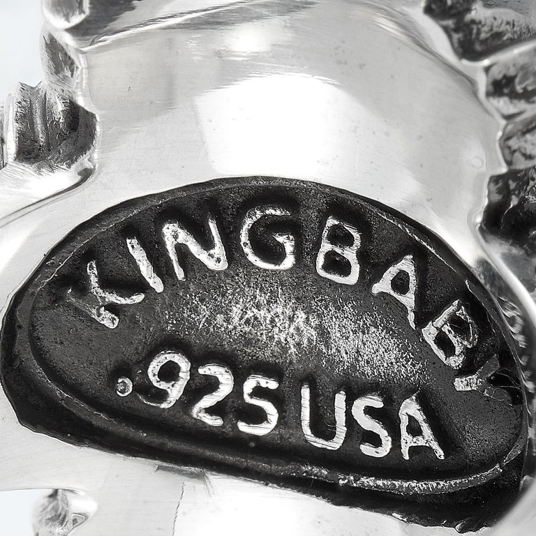 King Baby Silver Cacti Cluster Ring For Sale at 1stDibs