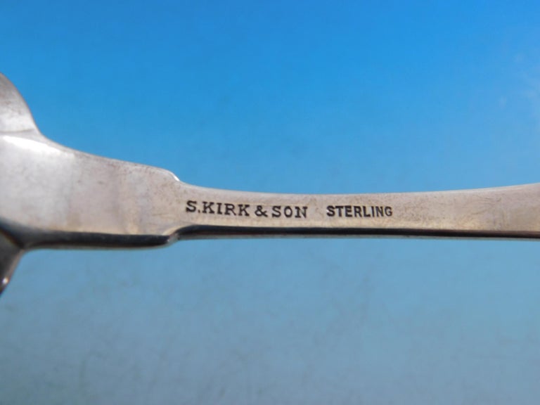 King by Kirk Stieff Sterling Silver Flatware Set Service 61 Pieces ...