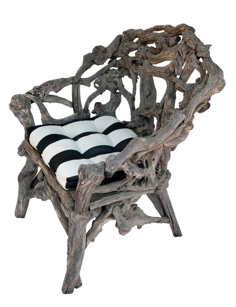 King Driftwood Patio Chair For Sale at 1stDibs
