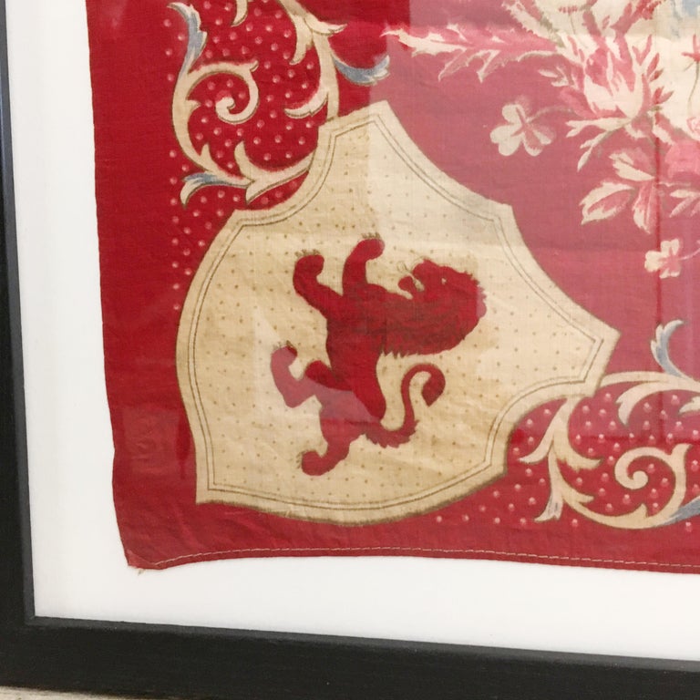 King Edward VII Coronation, June 1902 Framed Flag For Sale at 1stDibs