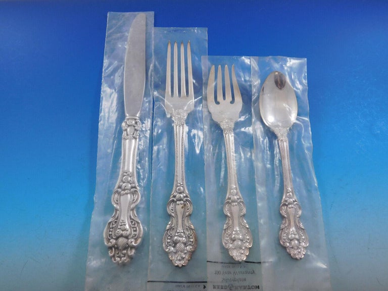 King Francis by Reed and Barton Silverplate Flatware Set Service 42 ...