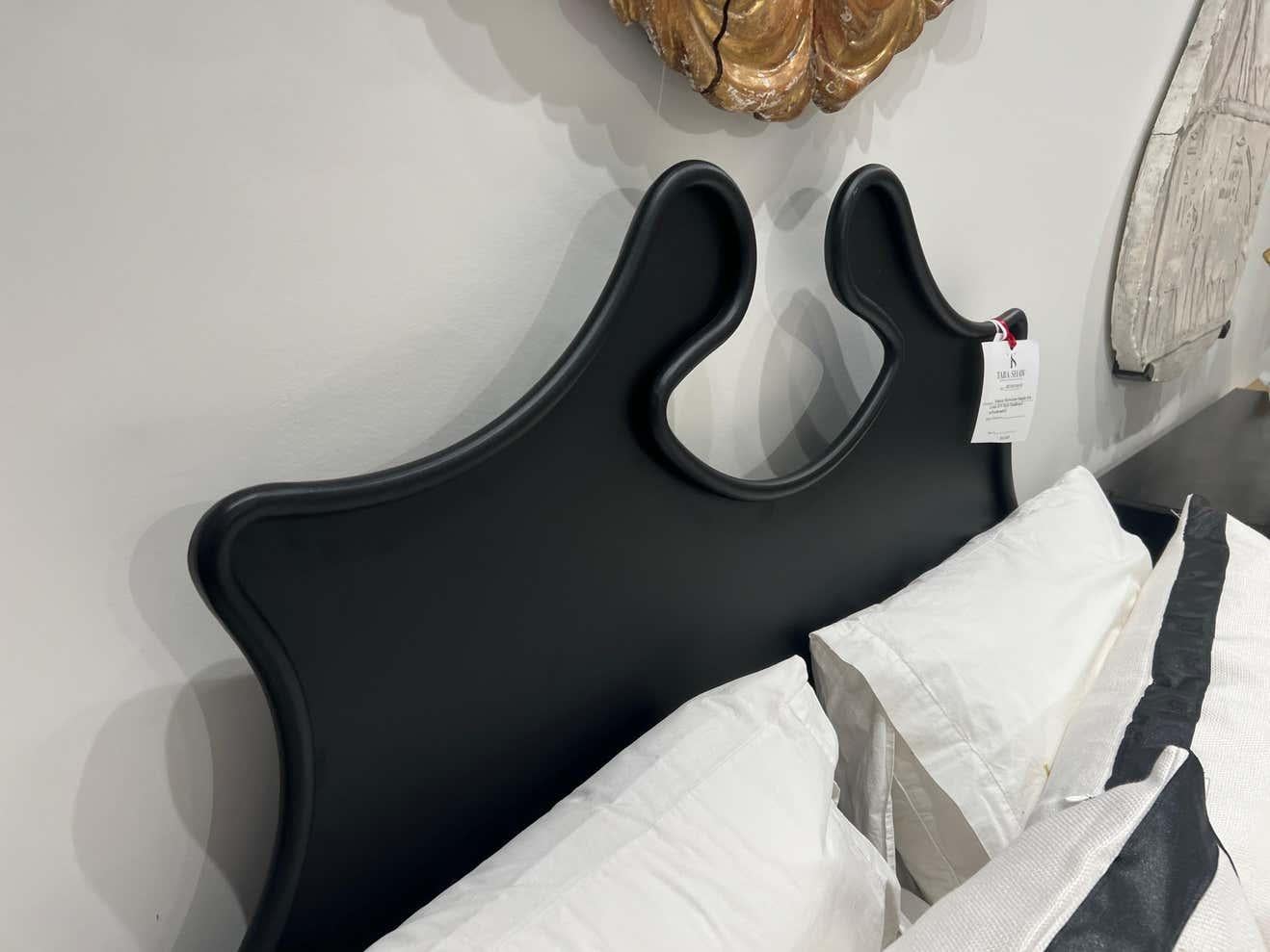 King Iron Louis XV Style Headboard with Footboard For Sale at 1stDibs