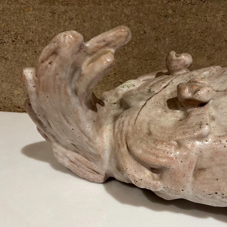 King Pacal Aztec Art Mayan Head Sculpture Ceramic Pottery 1970s Mexico ...