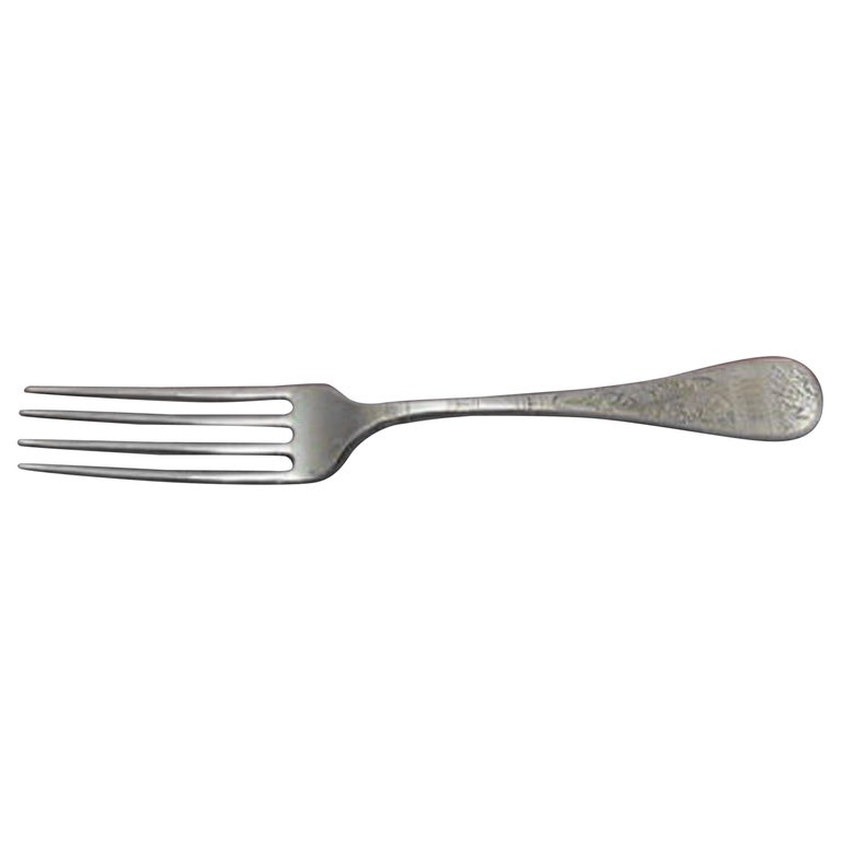 King William Engraved by Tiffany and Co Sterling Silver Dinner Fork ...