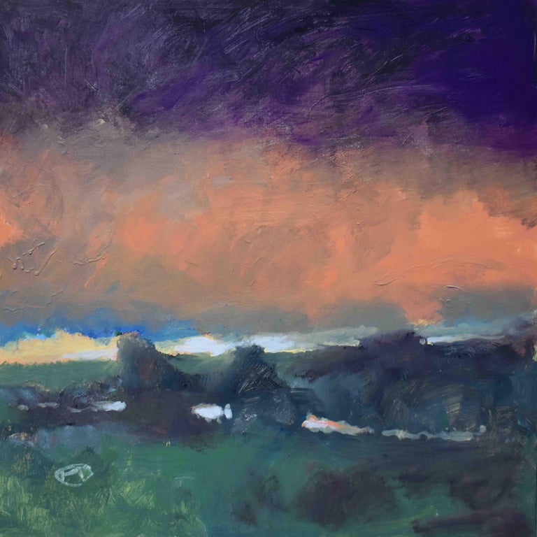 Kip Decker - Dawn Breaking over the Land, Abstract Painting For Sale at ...
