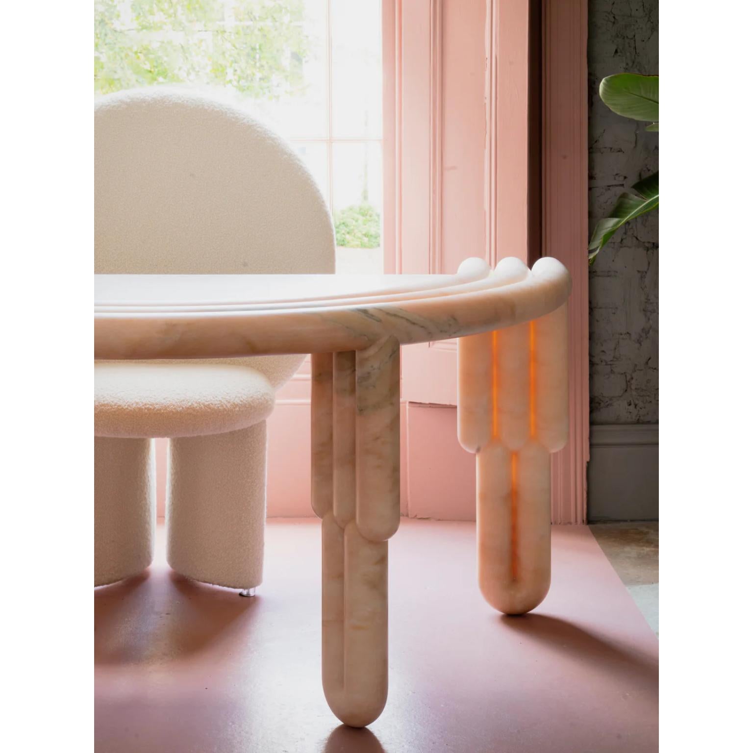 Kipferl Arabescato Corchia Desk by Bohinc Studio For Sale at 1stDibs