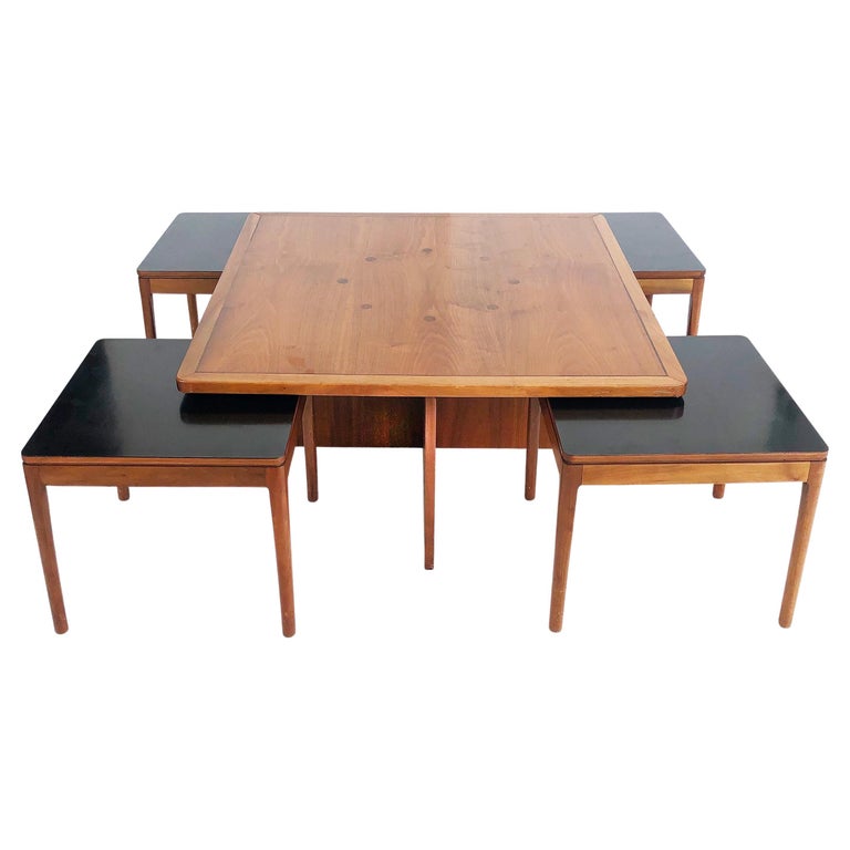 Kipp Stewart Drexel Coffee Table with 4 Nesting Tables, "Declaration ...