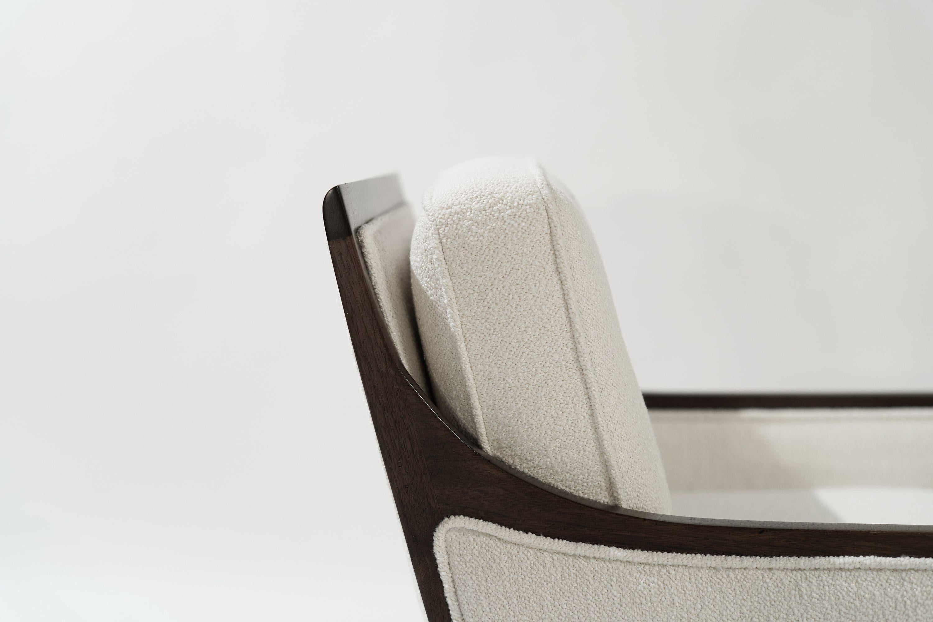 Kipp Stewart for Directional Walnut Lounge Chairs, 1950s For Sale at ...