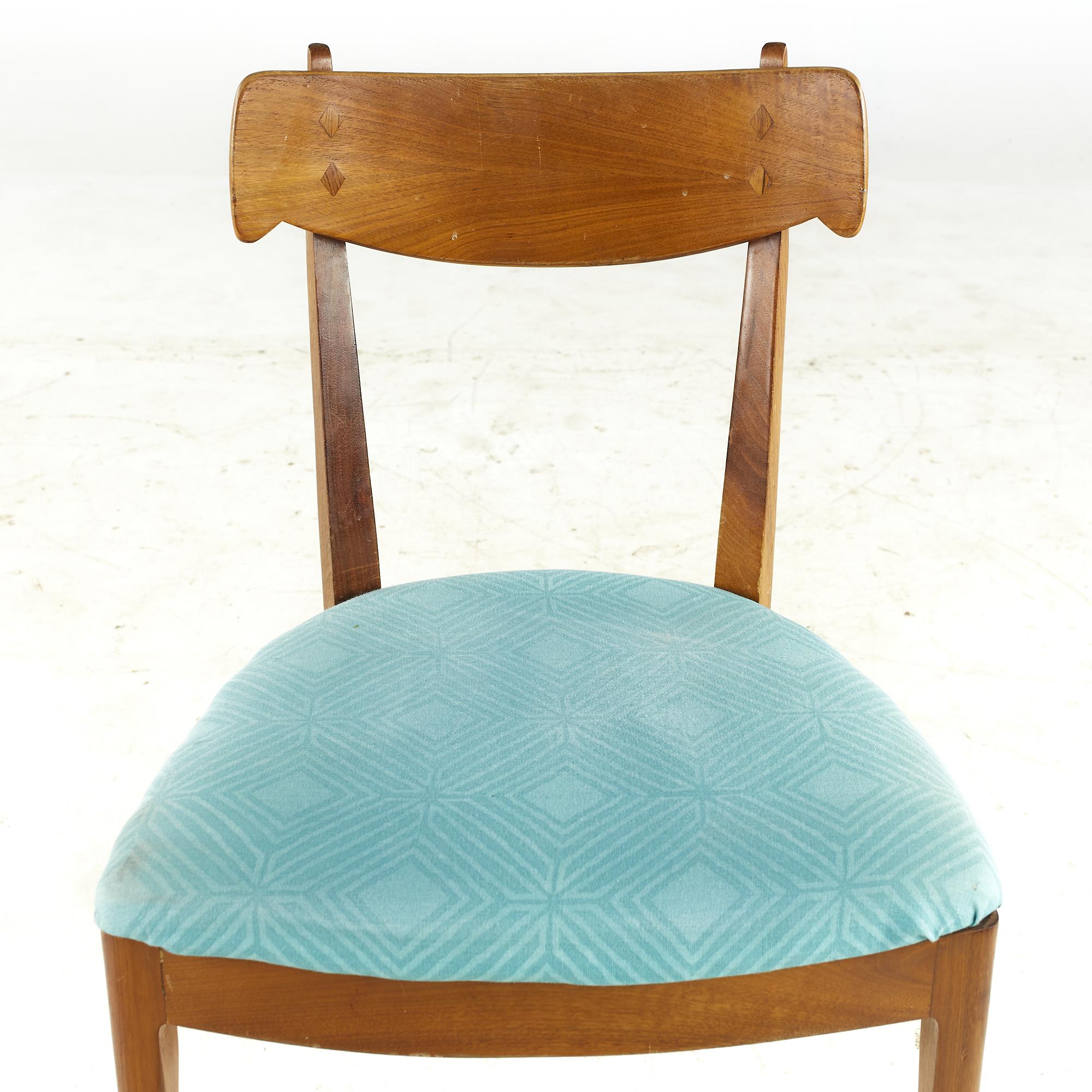 Kipp Stewart for Drexel Declaration Midcentury Side Dining Chairs - Set ...