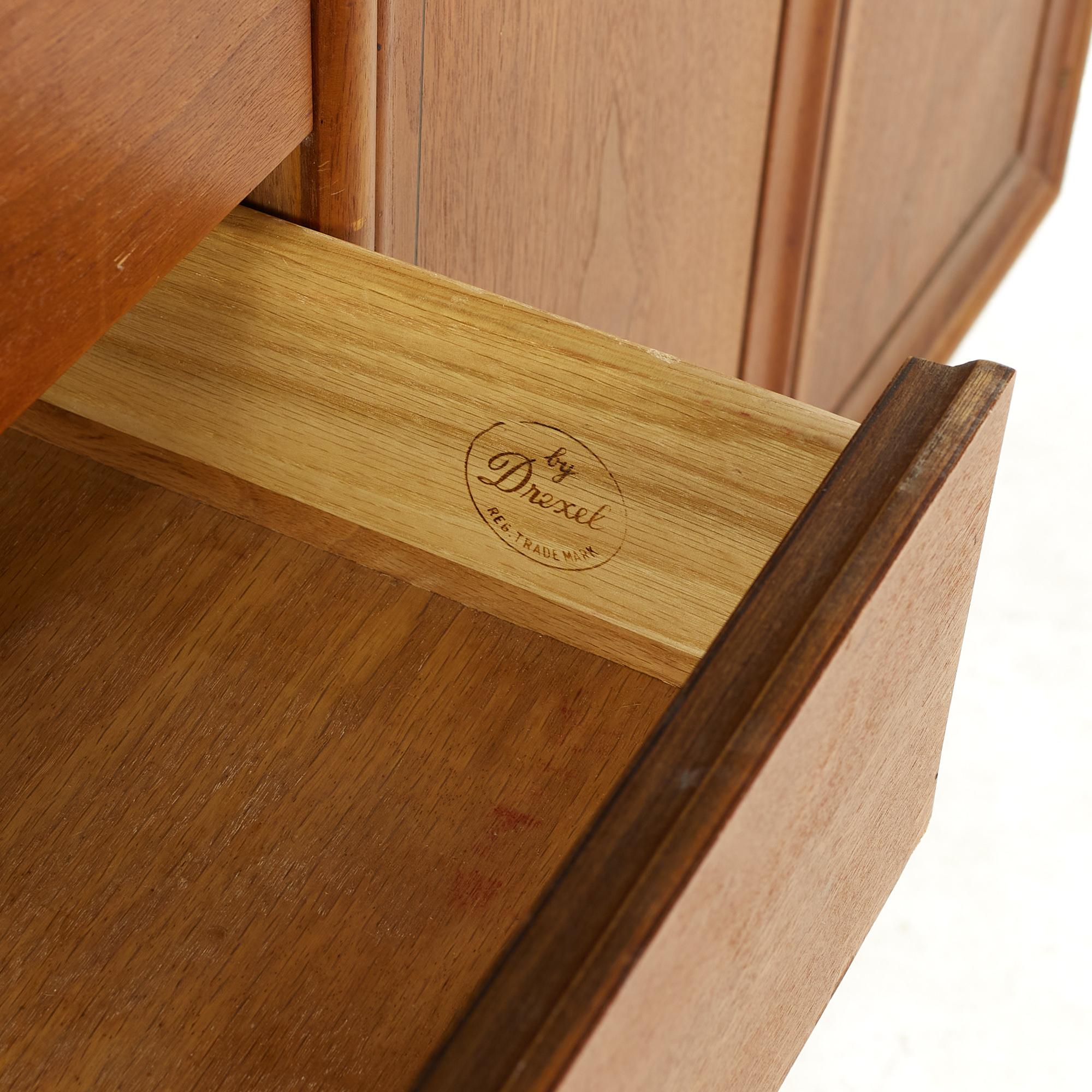 Kipp Stewart for Drexel Declaration Mid-Century Walnut Buffet with ...