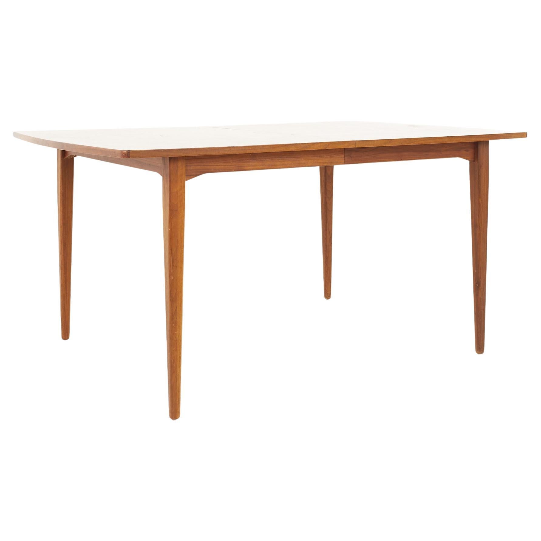 Mid Century Drexel Heritage Walnut Surfboard Coffee Table at 1stDibs