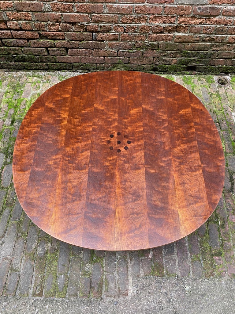 Kipp Stewart for Drexel Walnut and Rosewood Inlay Coffee Table at ...