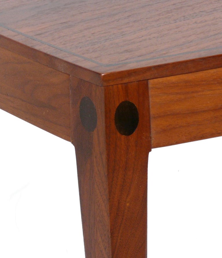 Kipp Stewart Mid Century Walnut Dining Table at 1stDibs