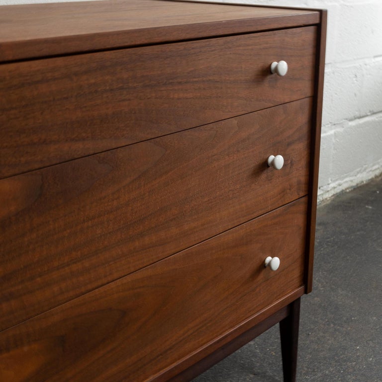 Kipp Stewart Walnut Bachelor Chest For Sale at 1stDibs