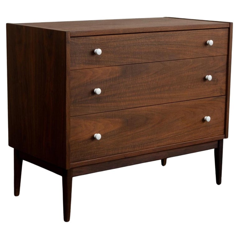 Kipp Stewart Walnut Bachelor Chest For Sale at 1stDibs