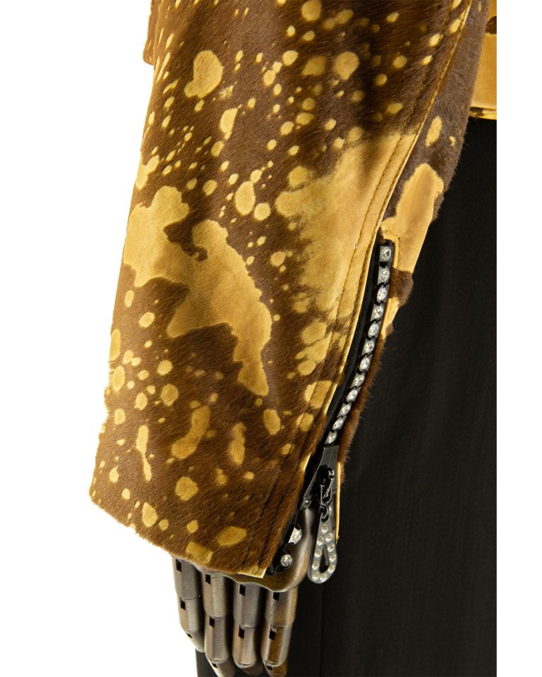 Kippys Coronado Cowhide Applique Jacket Circa 2000 For Sale at 1stDibs