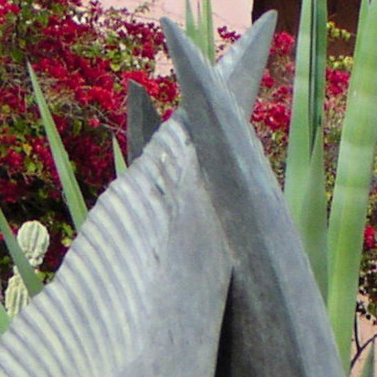 Kirk Tatom - Wing To Wing, Kirk Tatom, bronze sculpture, two birds ...