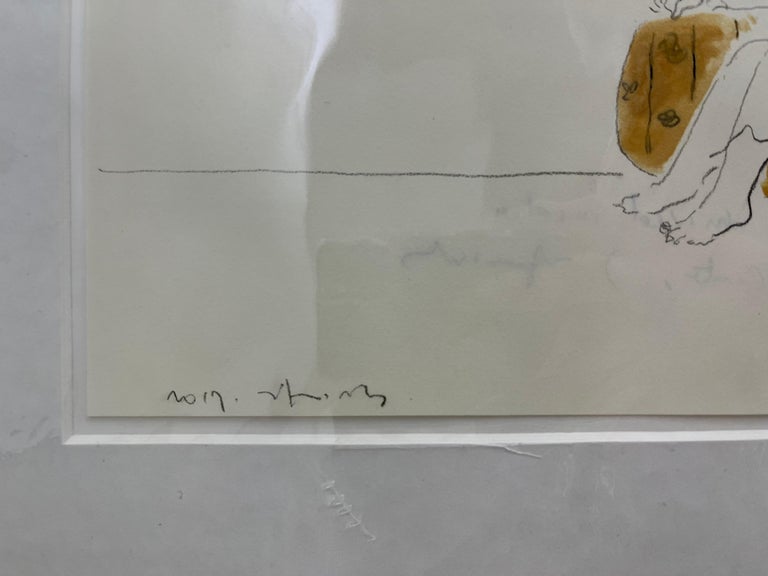 Kiseok Kim - Reminiscent [drawing, Mixed media on paper, portrait, Male ...