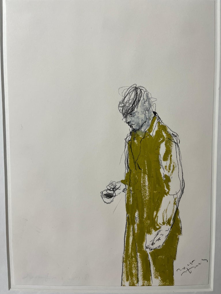 Kiseok Kim - Reminiscent [drawing, Mixed media on paper, portrait ...