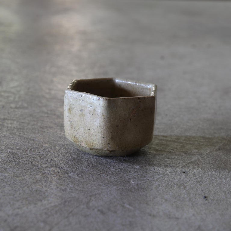 Kiseto Hexagonal Sake Cup /Japanese Antique / Momoyama-Edo Period ...