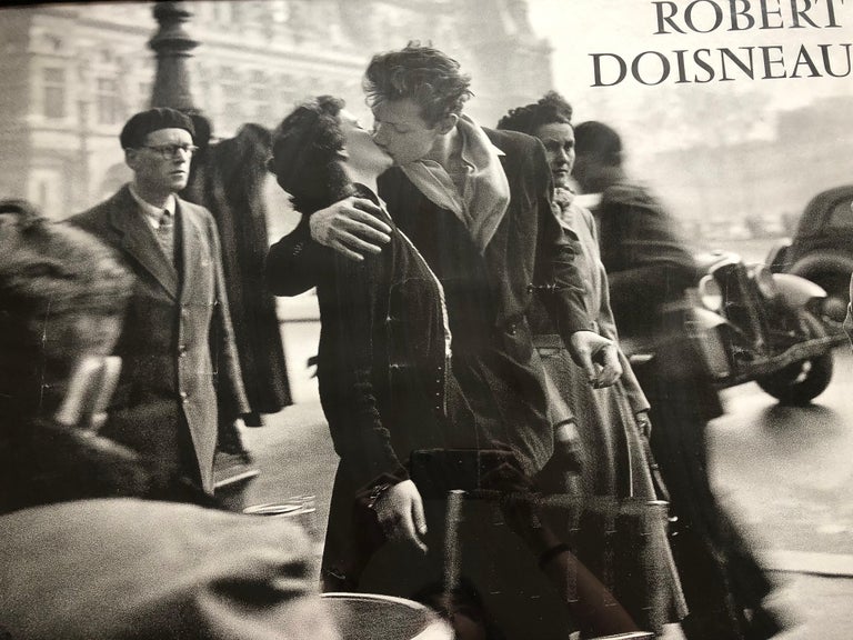Kiss By The Hotel De Ville Paris, Art Print , Robert Doisneau 1950’s at ...