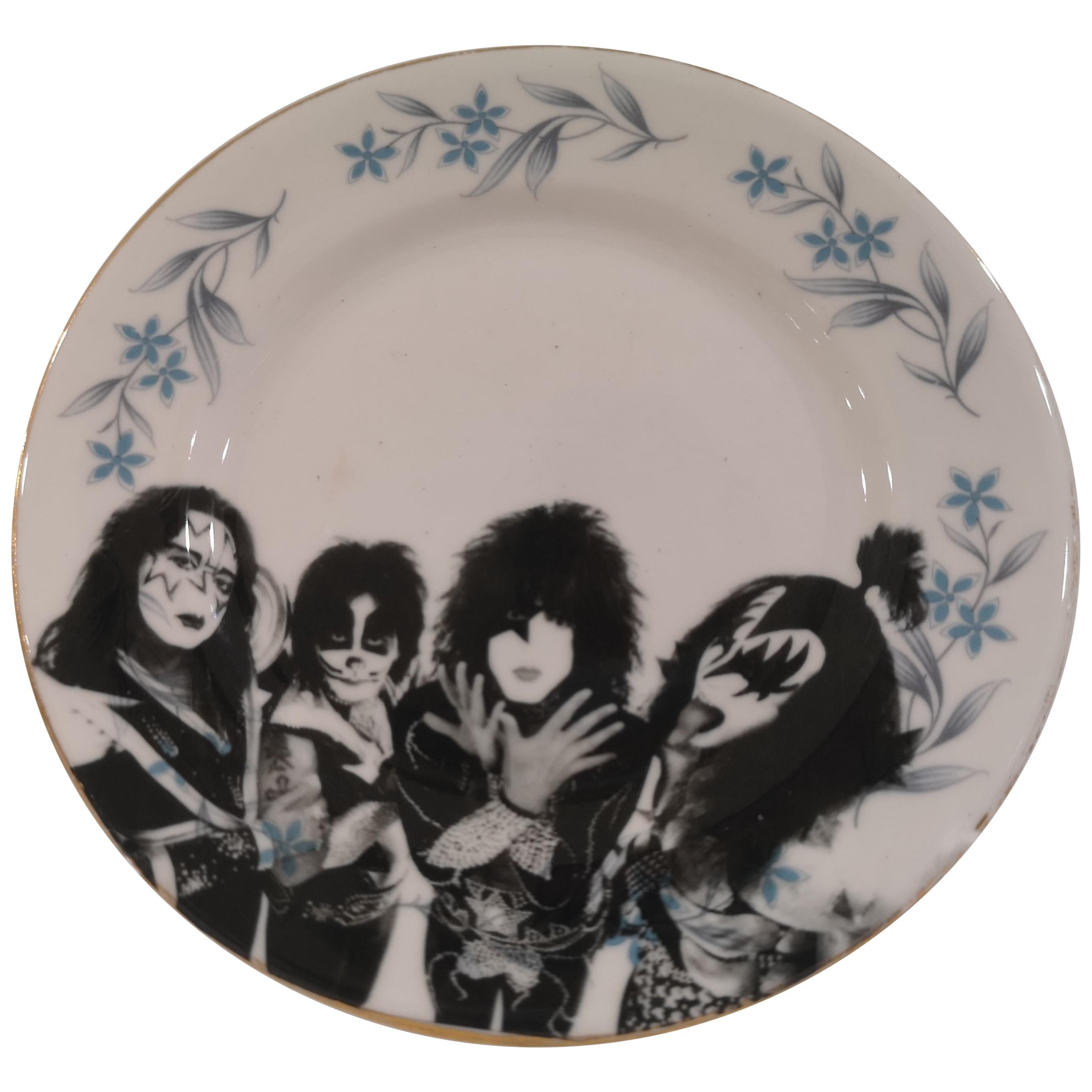 Kiss Gene Simmons plate at 1stDibs