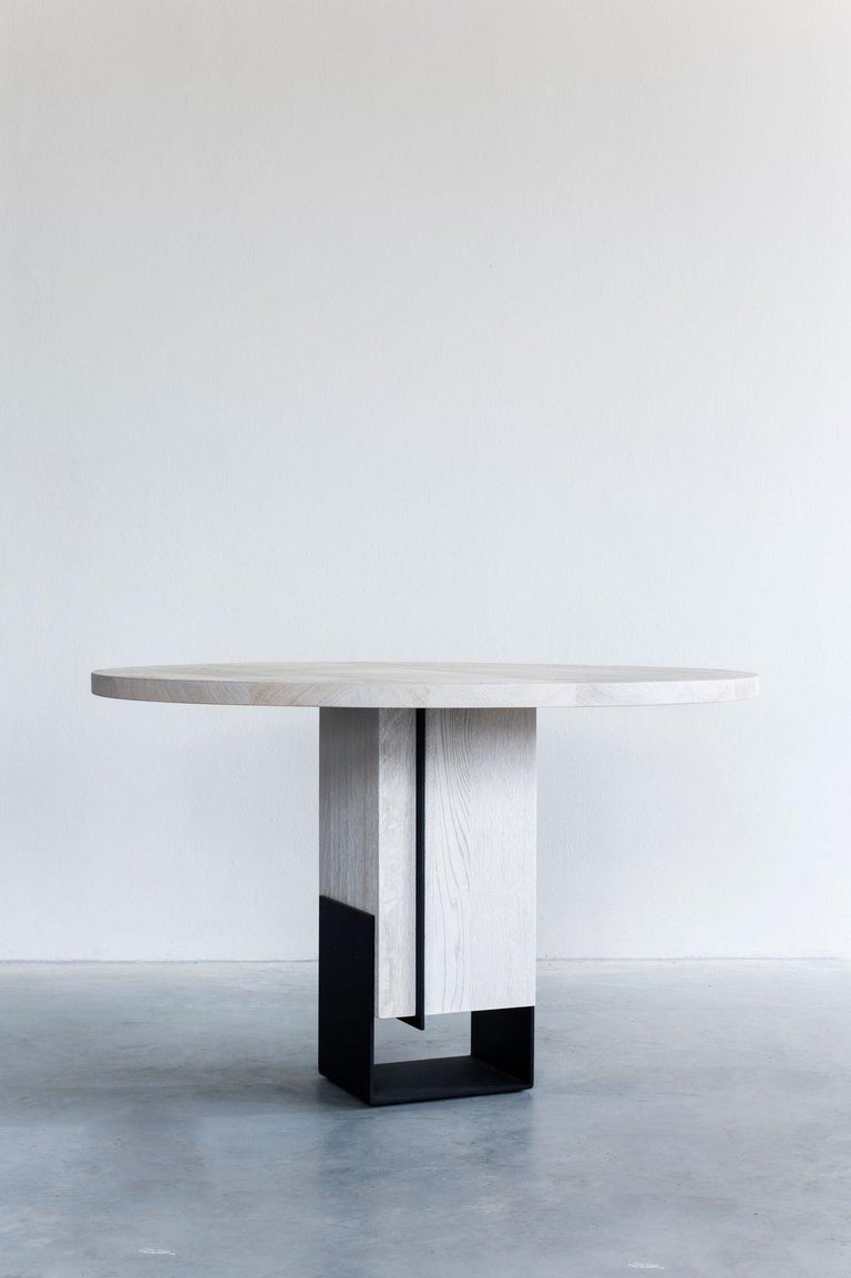 Kitale Round Dining Table by Van Rossum For Sale at 1stDibs