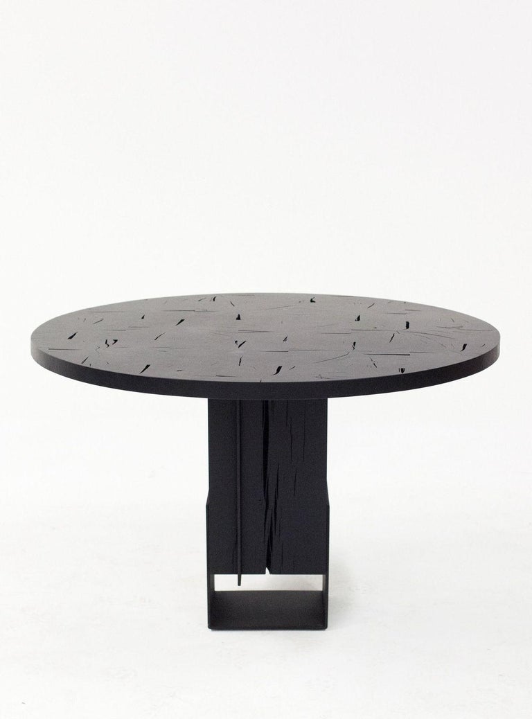 Kitale Round Dining Table by Van Rossum For Sale at 1stDibs