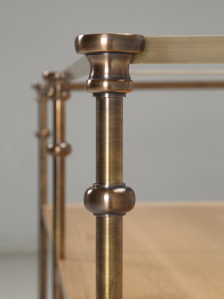 Kitchen Island in French Industrial Style, Solid Bronze Made in Chicago ...