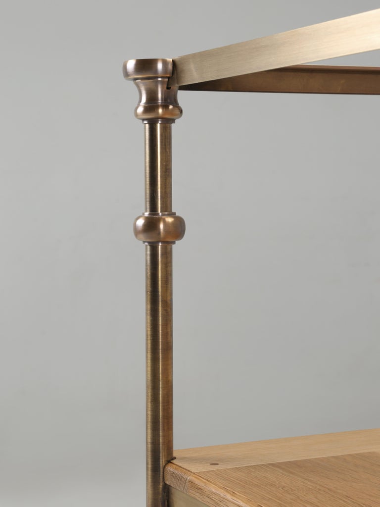 Kitchen Island in French Industrial Style, Solid Bronze Made in Chicago ...