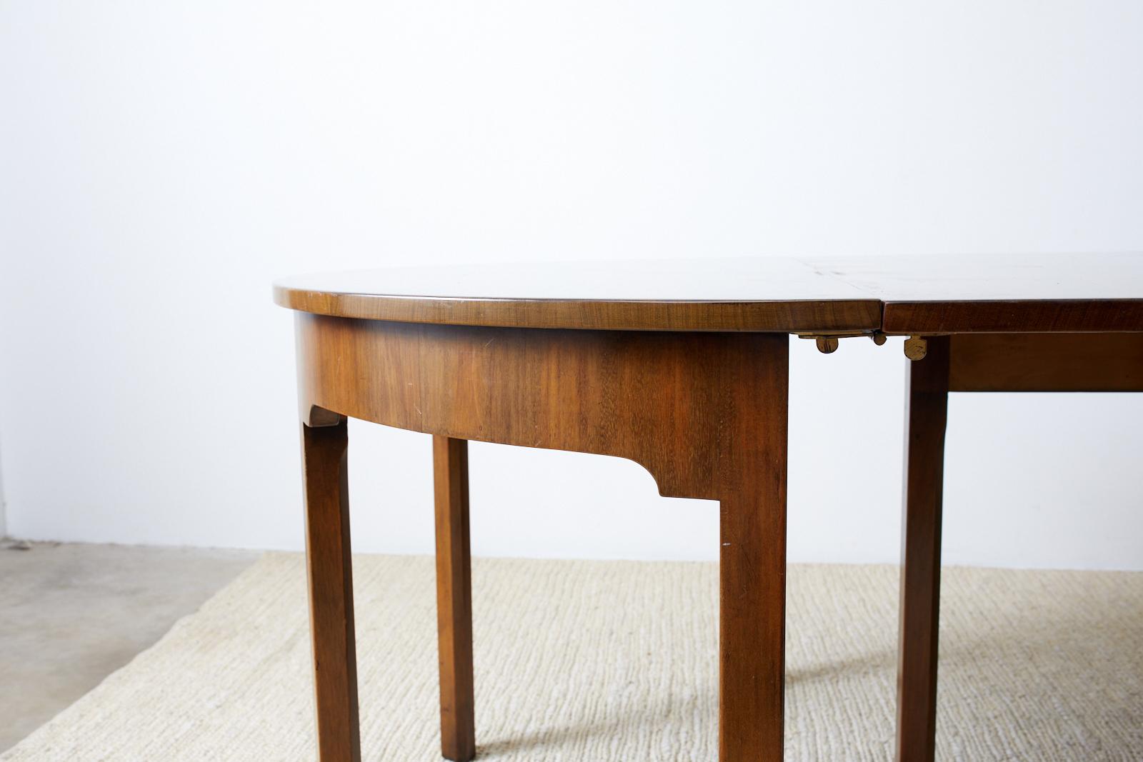 Kittinger Georgian Style Mahogany Banquet Dining Table at 1stDibs