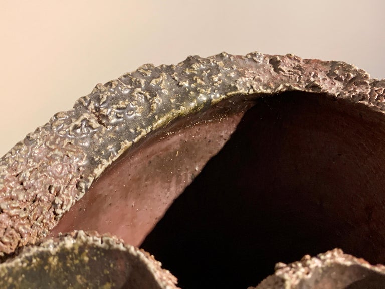 Kiyoharu Ichino Contemporary Japanese Tamba Pottery Vessel, circa 2000 ...