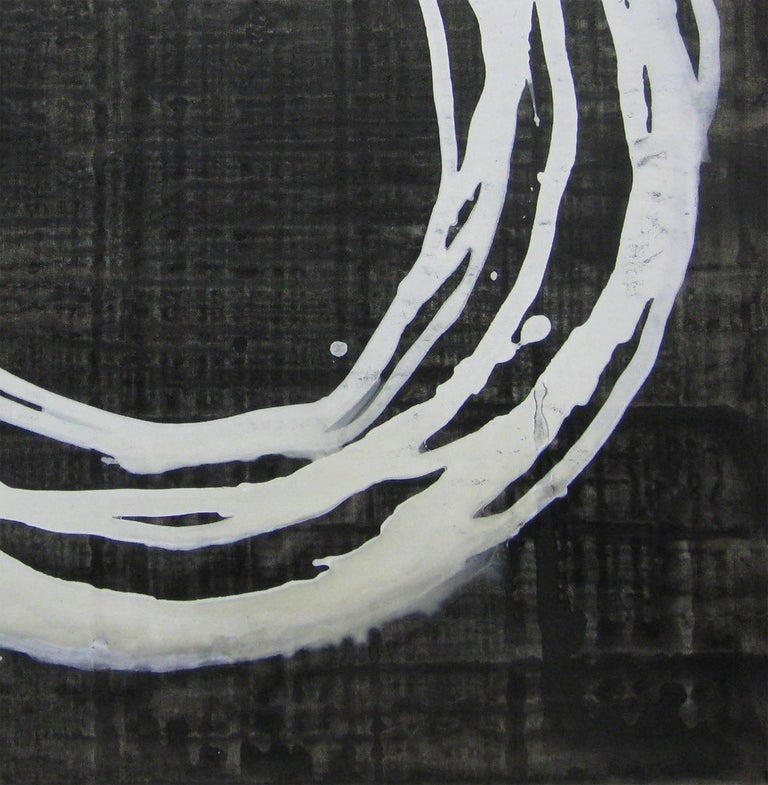 Kiyoshi Otsuka - 'Shinjo Series XII', Black and White Abstract ...
