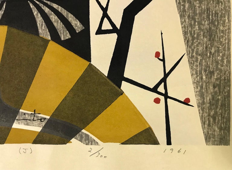 Kiyoshi Saitō Limited Edition Signed Japanese Print Maiko Kyoto 'J ...