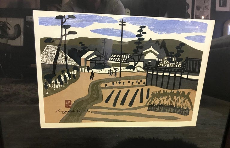 Kiyoshi Saito Signed Japanese Woodblock Print "Summer in Aizu" For Sale ...