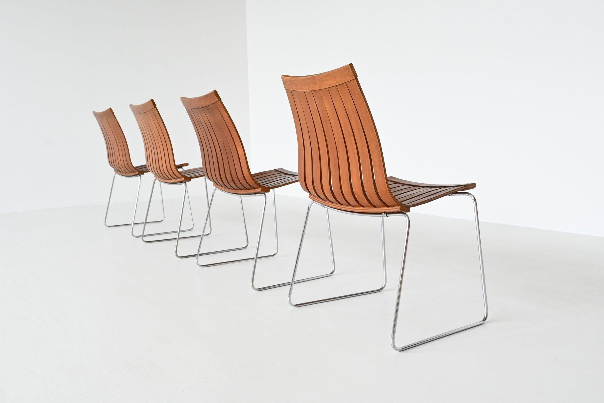 Kjell Richardsen Tönnestav Dining Chairs Tynes Møbelfabrik, Norway ...
