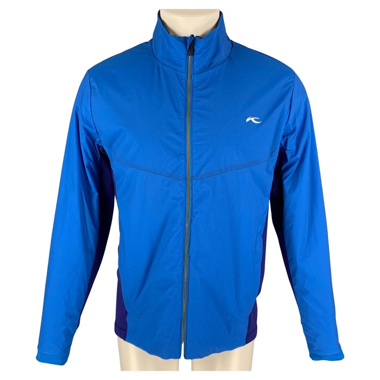 KJUS Size M Royal Blue Purple Two Toned Nylon Blend Zip Up Jacket For ...
