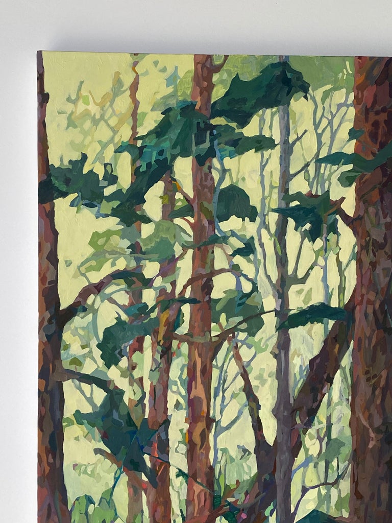 KK Kozik - Ghost, Vertical Night Landscape, Green Trees in Forest ...