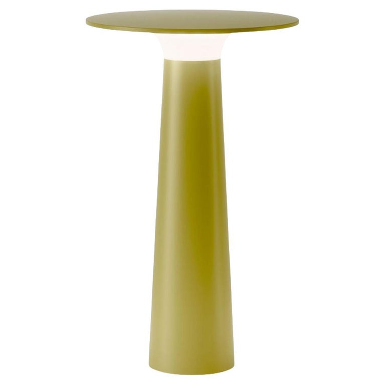 Klaus Nolting 'Lix' Portable Outdoor Aluminum Table Lamp in Yellow for ...