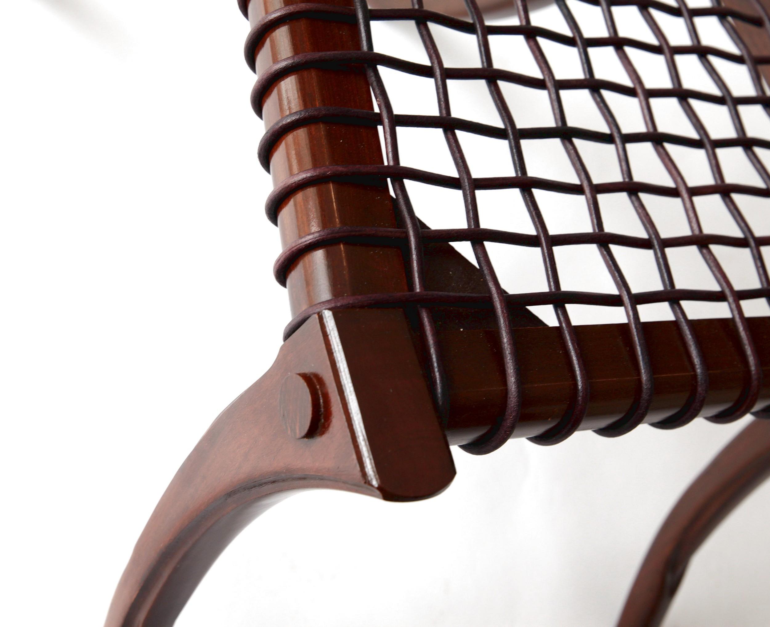 Klismos Chair, Italian Walnut, Brown Stain, Shellac Polish Finish ...